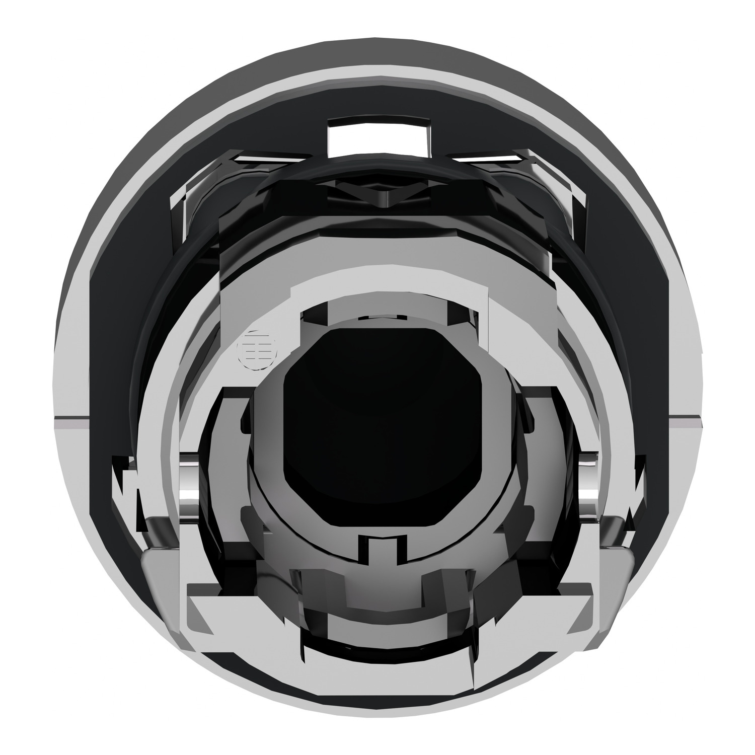 ZB4BL3 - Head for non illuminated push button, Harmony XB4, metal, projecting, green, 22mm ...