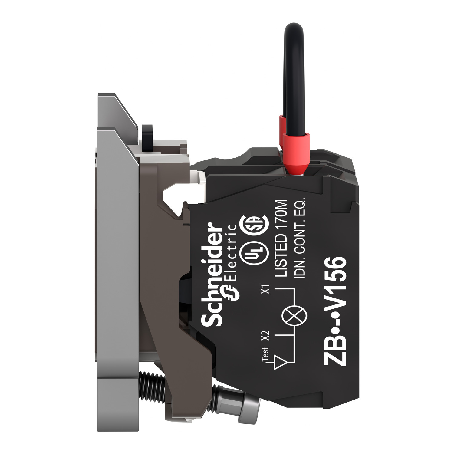 ZB4BV156 - Light block with body fixing collar for BA9s bulb, Harmony ...