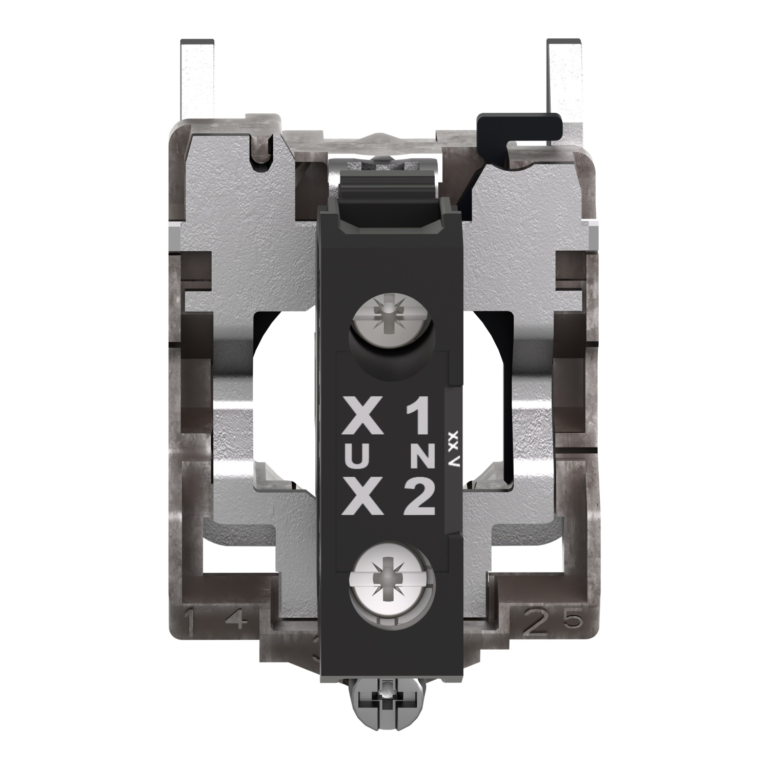 ZB4BVG3 - Light block with body fixing collar, Harmony XB4, metal ...