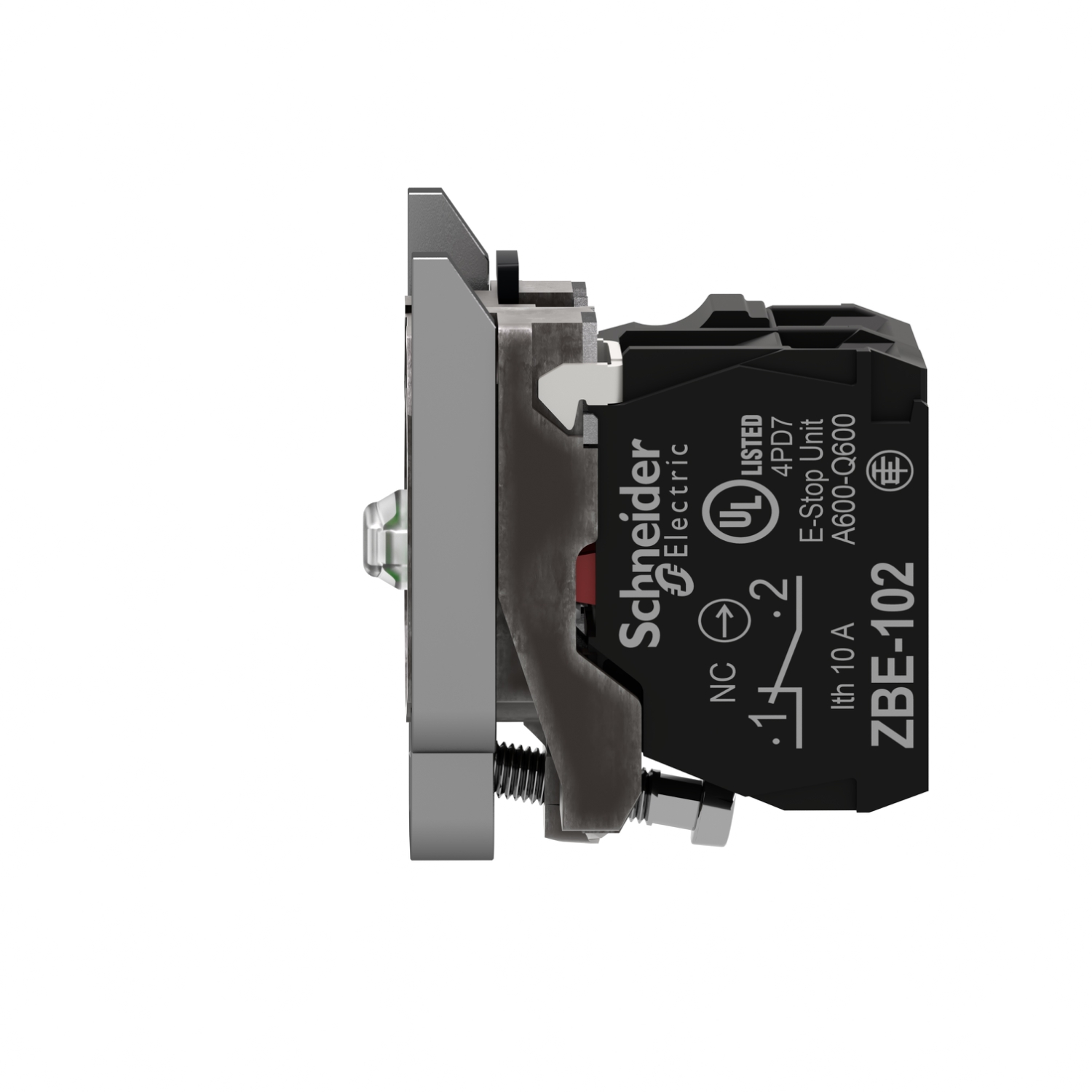 Zb4bw0b12 White Light Block With Bodyfixing Collar With Integral Led