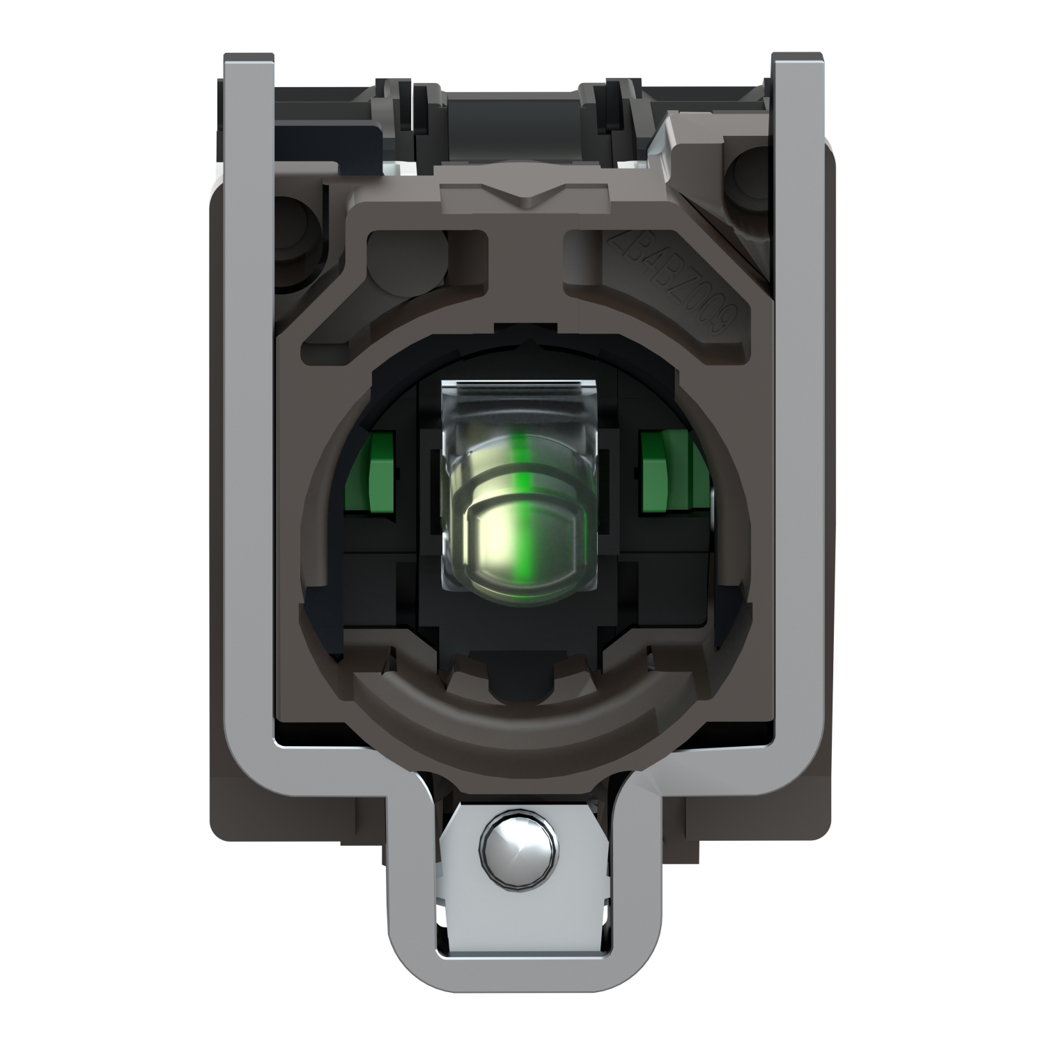 ZB4BW0B63 - Light block with body fixing collar, Harmony XB4, metal ...