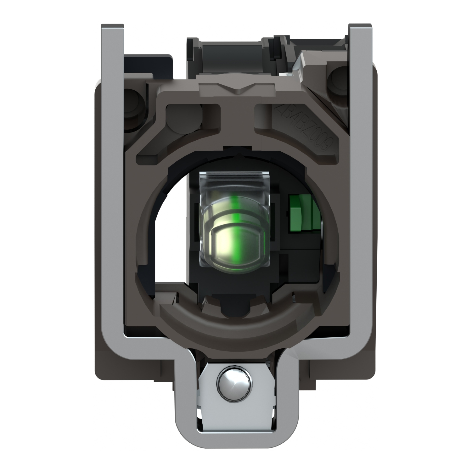 ZB4BW0G31 - Light block with body fixing collar, Harmony XB4, metal ...