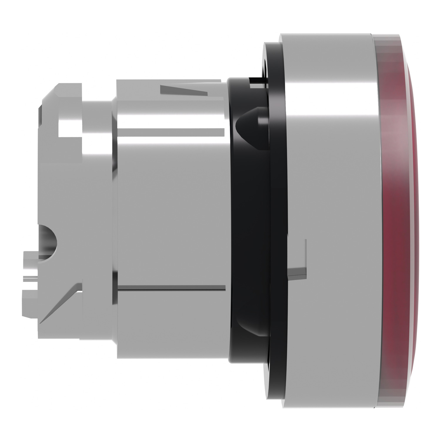 ZB4BW943 - Head for illuminated push button, Harmony XB4, metal, red ...