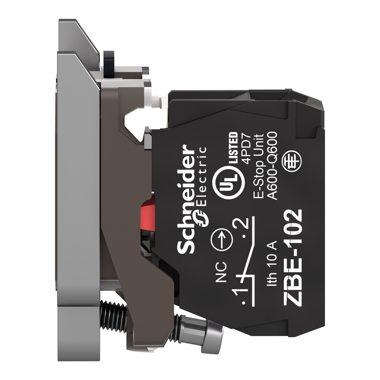 ZB4BZ102TQ - Bloco de contato ZB4BZ102, vendido em quantidades de 100 ...