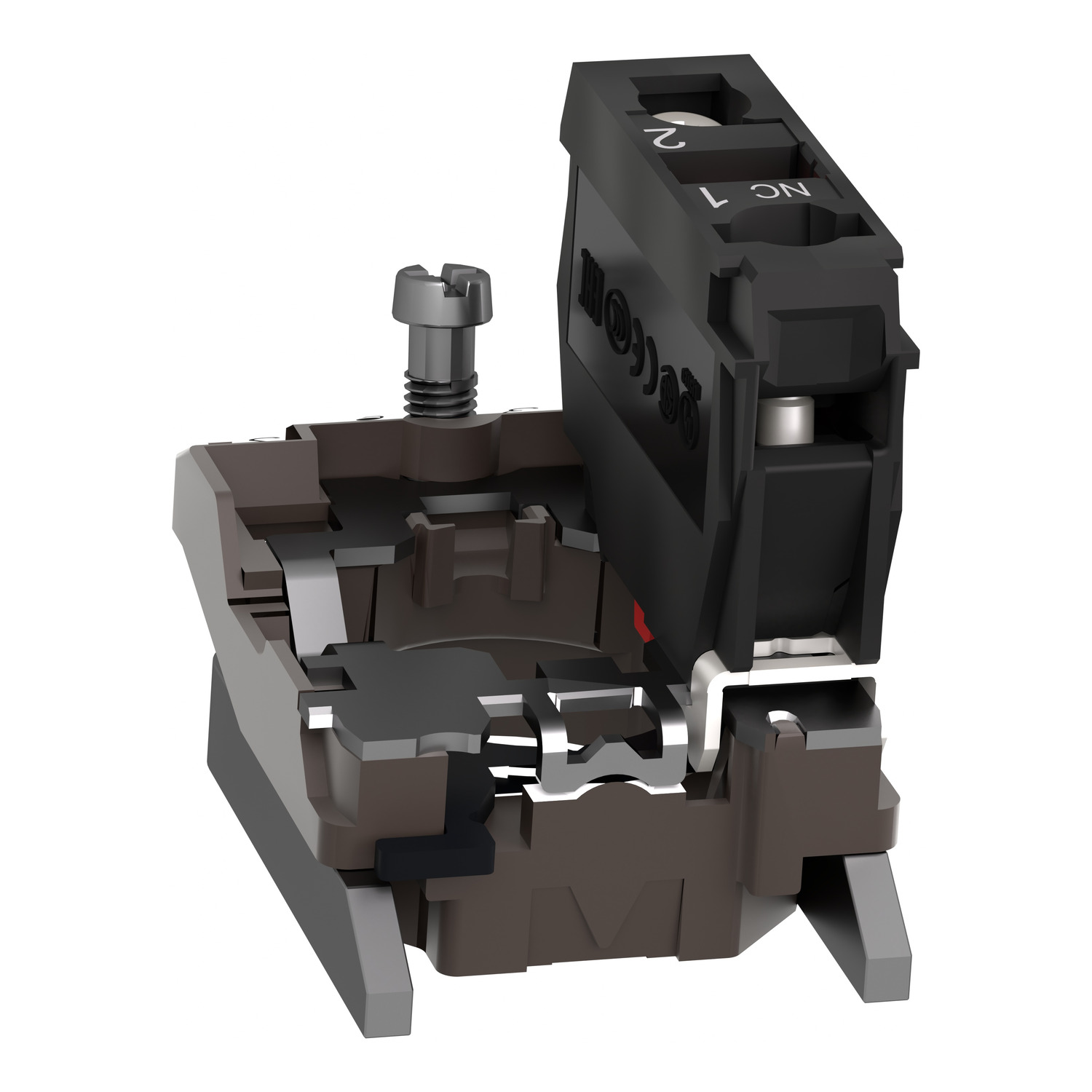 ZB4BZ102TQ - Bloco de contato ZB4BZ102, vendido em quantidades de 100 ...