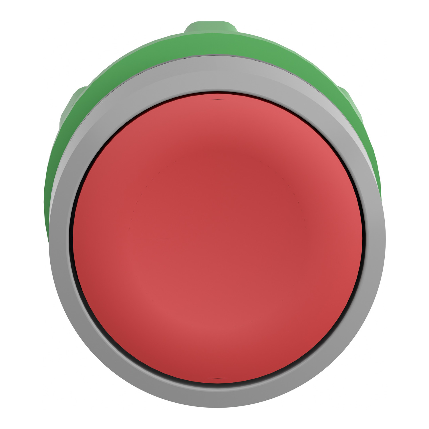 ZB5AA4C0 - Harmony XB5, Push button head, plastic, flush, red, Ø22, spring return, unmarked ...