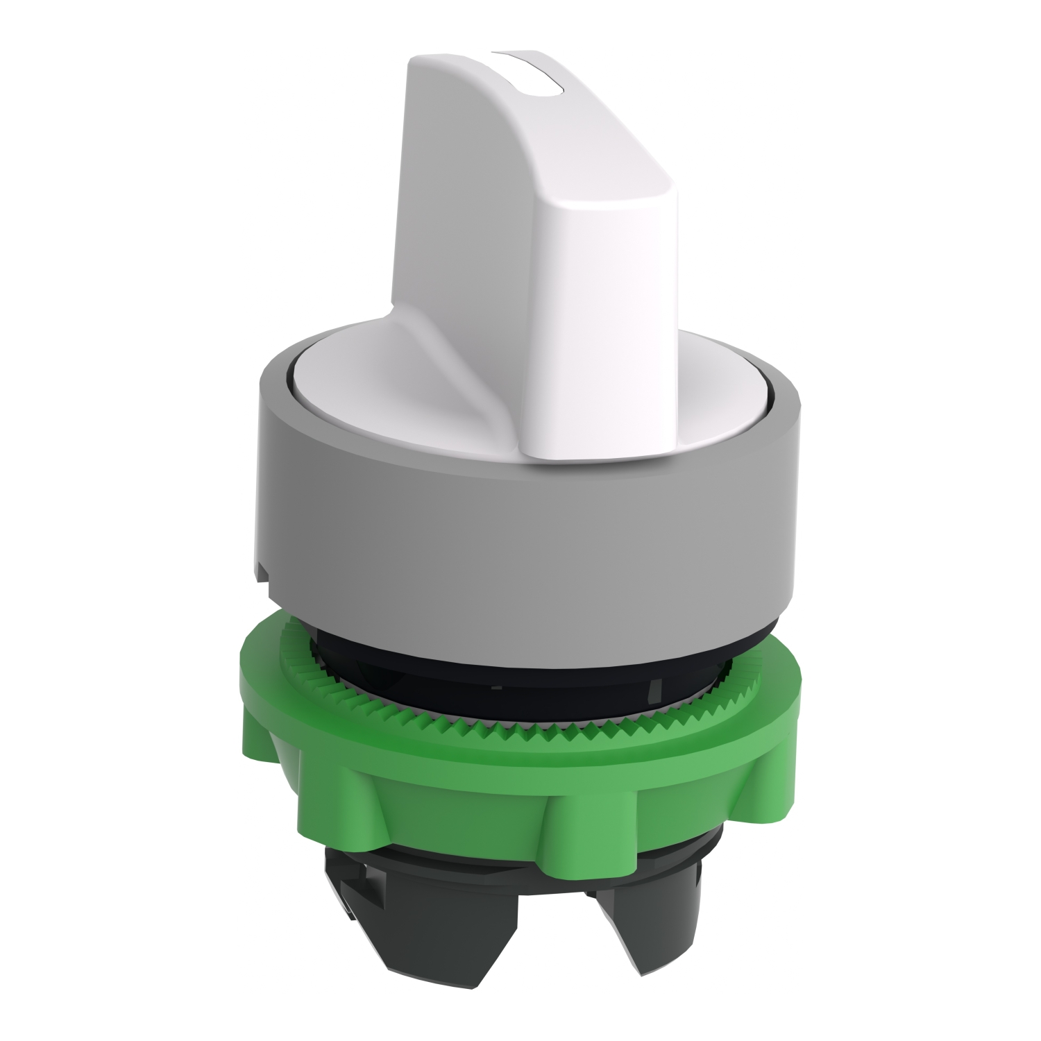 ZB5AD301C0 - Selector switch head, Harmony XB5, plastic, white, 22mm, 3 ...