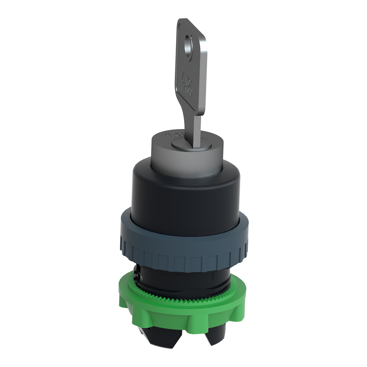 ZB5AFDC - 钥匙按钮头 Ø 22 - 圆形- Dom 4A185 - 处于止动位置 | 施耐德电气