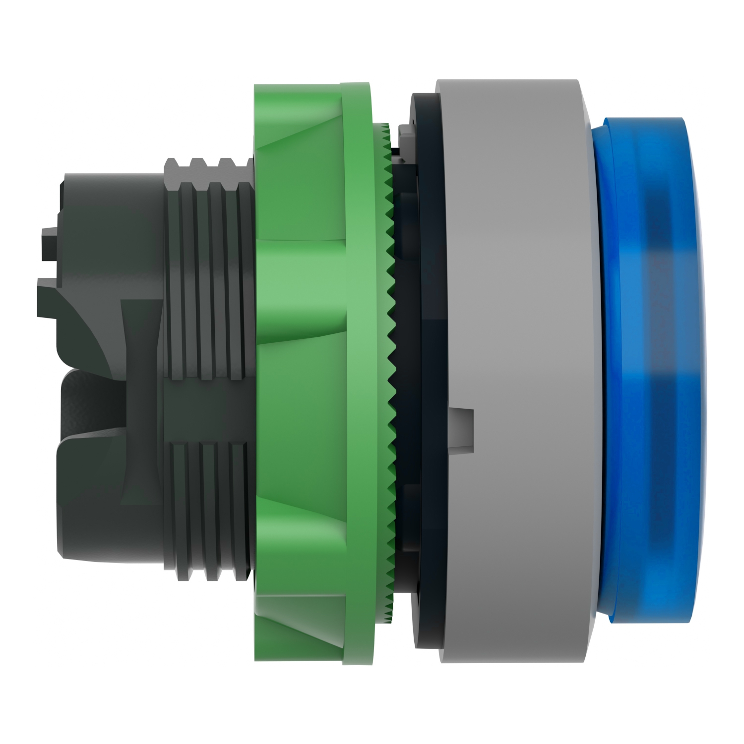 ZB5AH63C0 - Head for illuminated push button, Harmony XB5, grey bezel ...