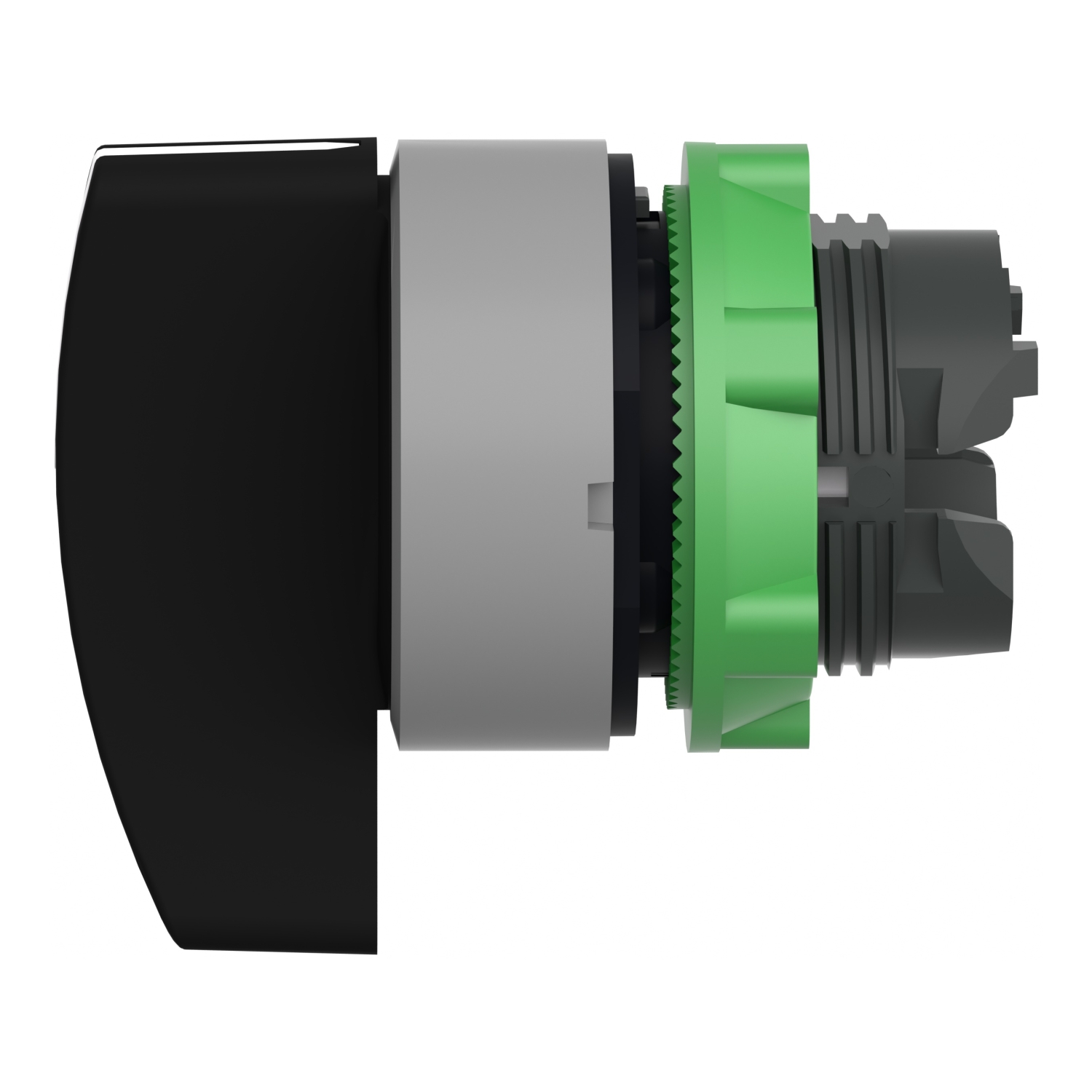 ZB5AJ3C0 - Cabeza selector negra maneta larga 3 posiciones fijas c ...