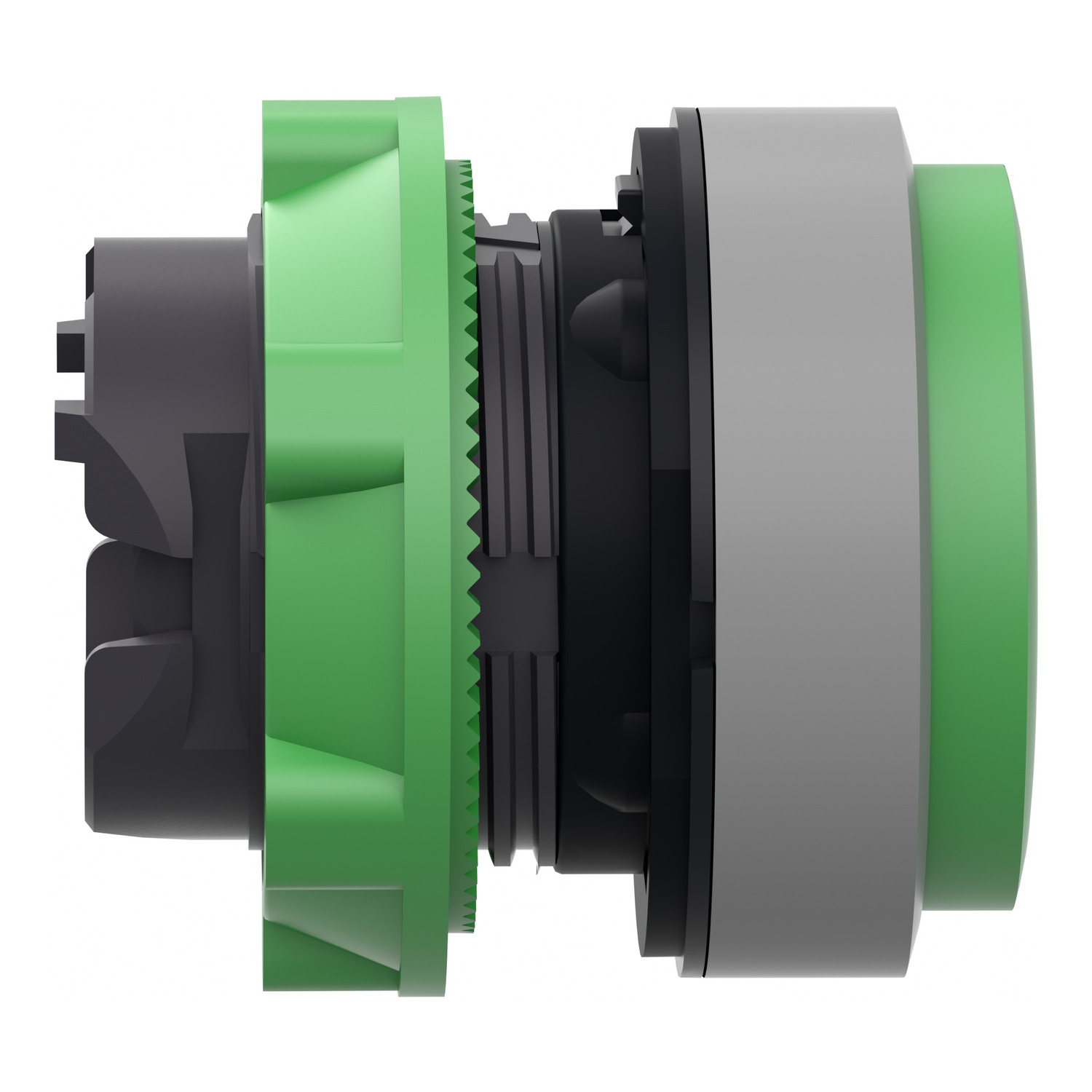 ZB5AL3C0 - Harmony XB5, Push button head, plastic, projecting, green ...
