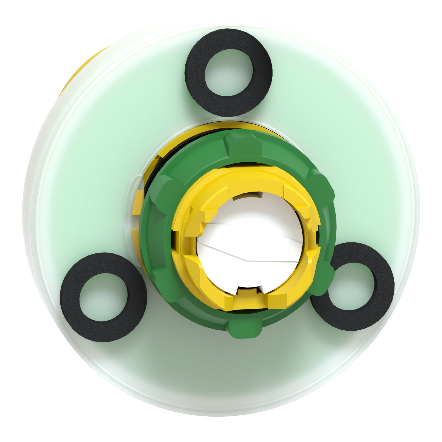 ZB5AS84W00 - Antimicrobial Emergency stop head, Harmony XB5, plastic ...