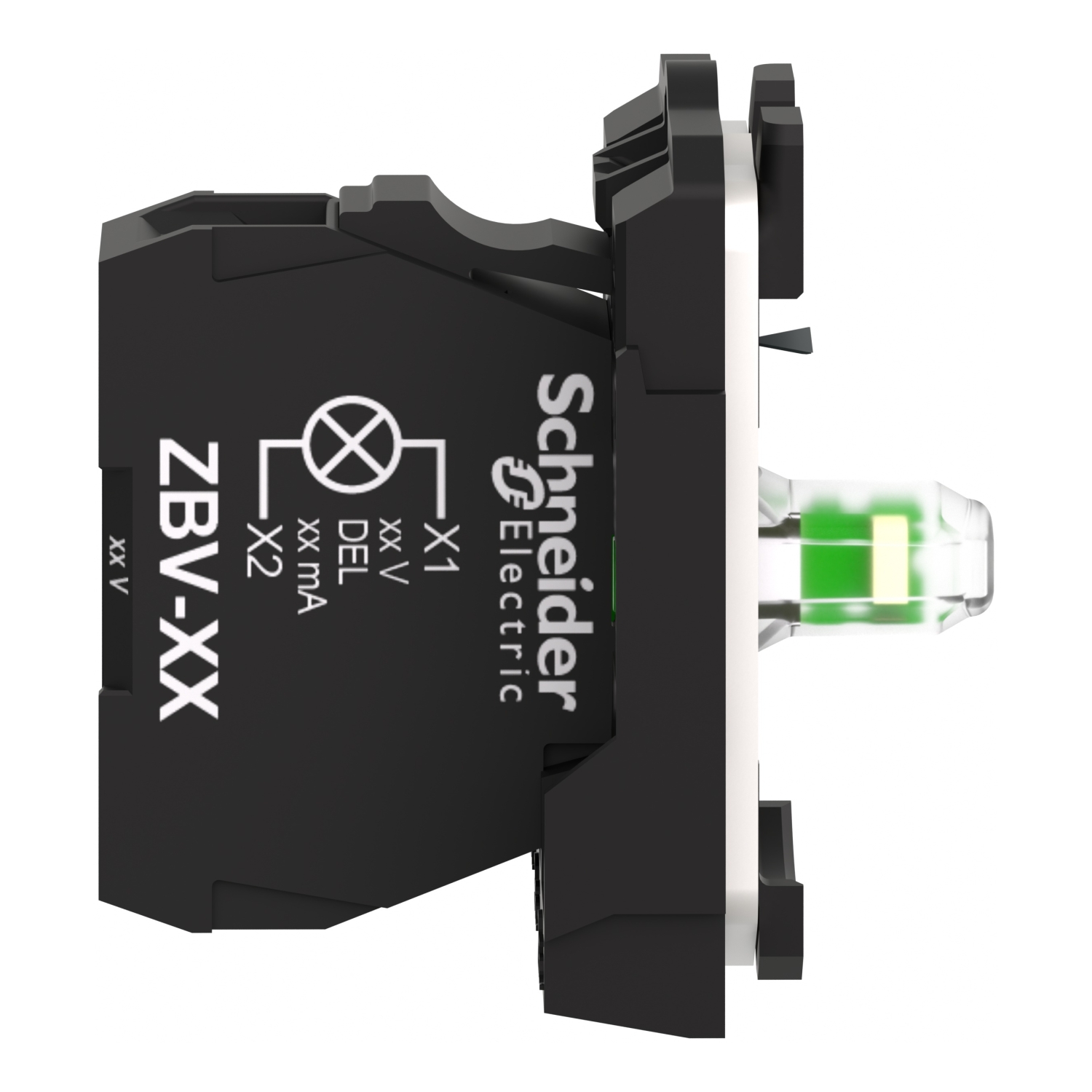 ZB5AVG1 - 用于信号灯的本体 - ZB5 -白色整体 LED - 48..120 V | 施耐德电气