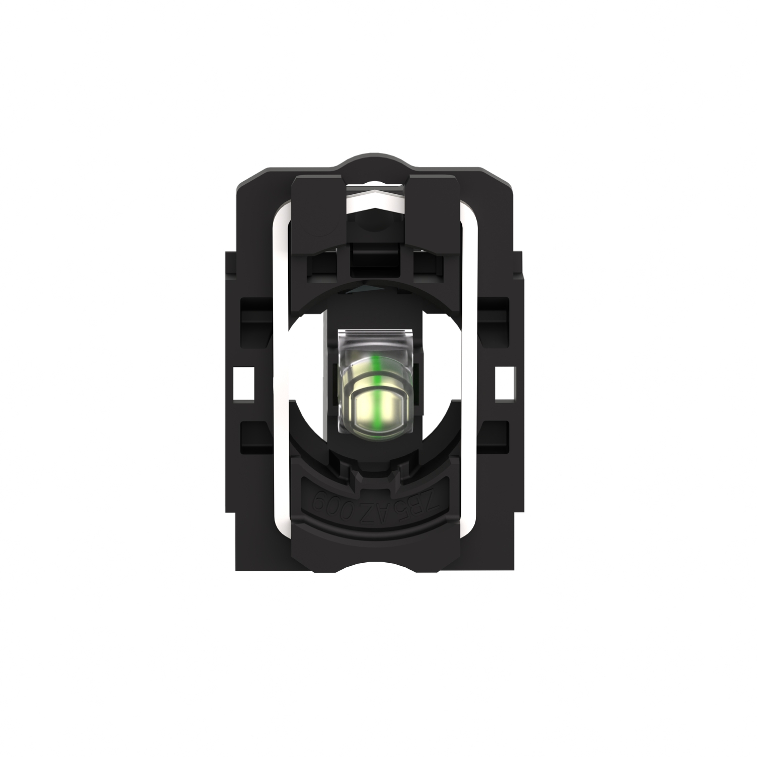 Zb5avg1 White Light Block With Bodyfixing Collar Integral Led 110