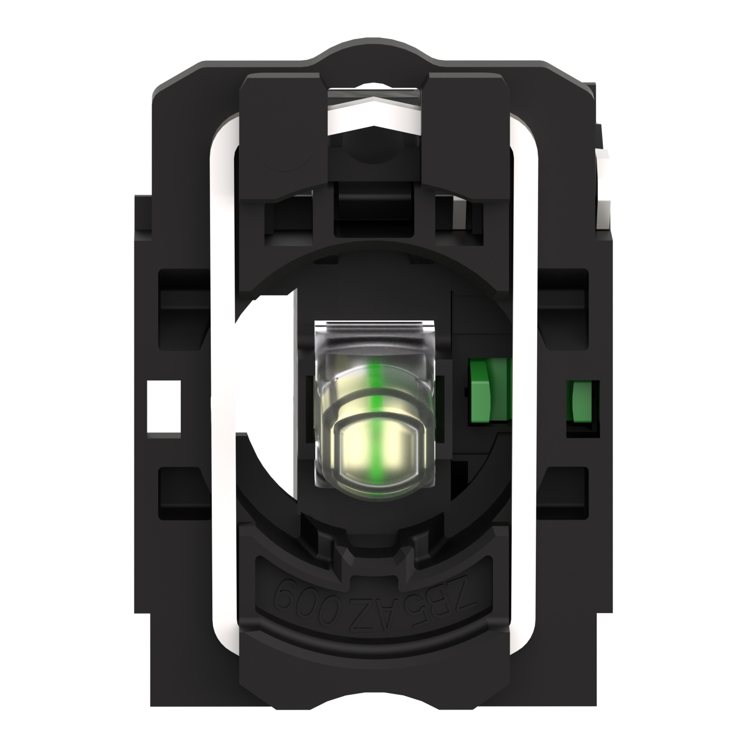 ZB5AW0B31 - Light block with body fixing collar, Harmony XB5, plastic ...