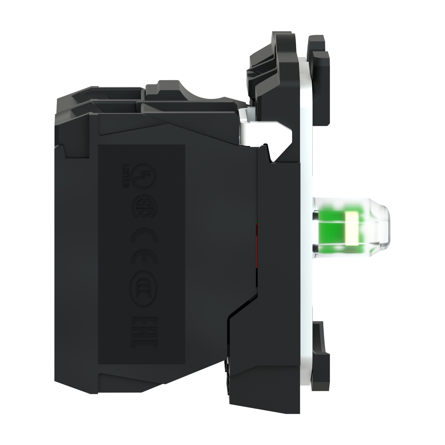 ZB5AW0B42 - 用于发光控制键的本体 - Ø 22 - 红色整体 LED 1NC | 施耐德电气