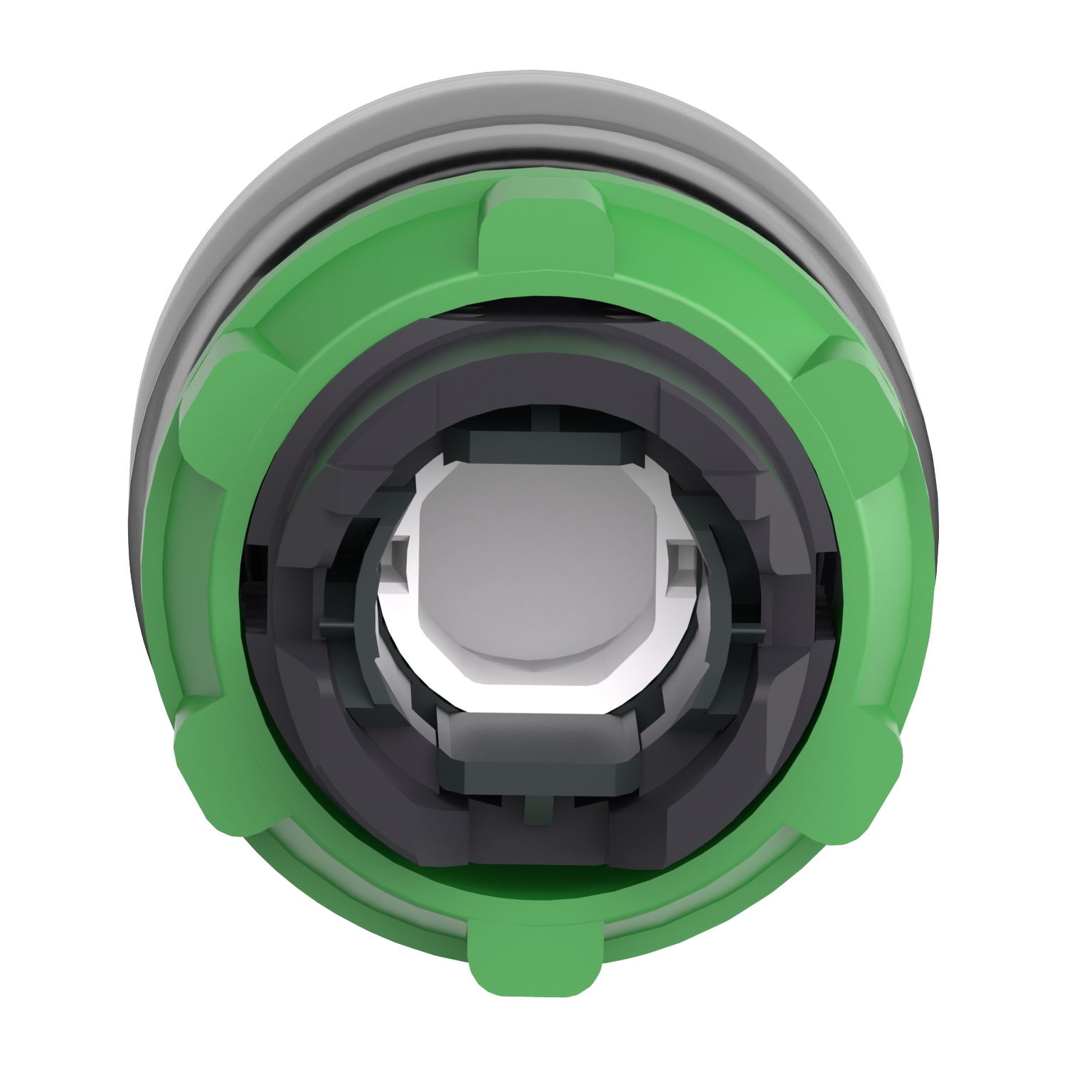 ZB5AW543C0 - Head for illuminated push button, Harmony XB5, grey bezel ...