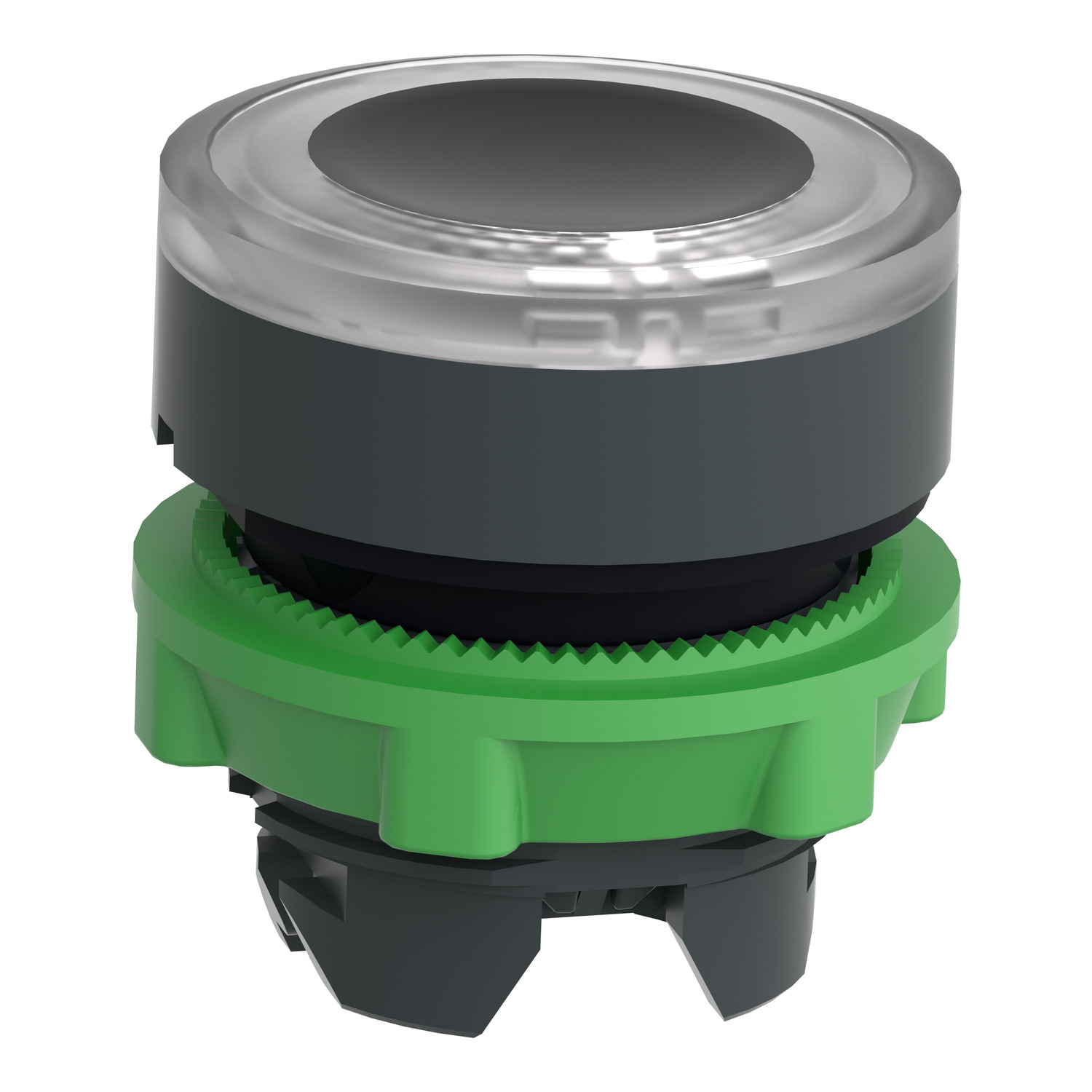 ZB5AW913 - Head for illuminated push button, Harmony XB5, white flush ...