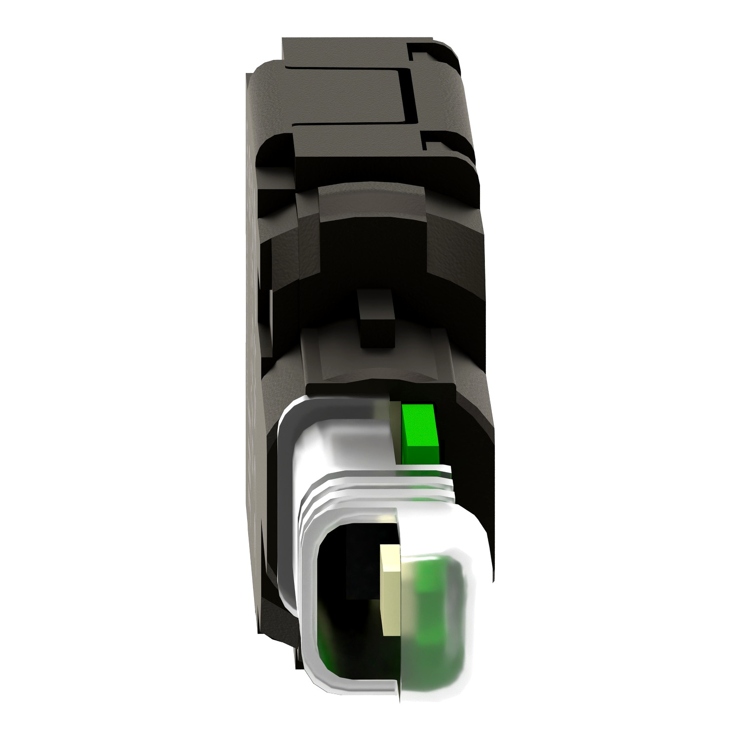 ZB6EM4B - Cuerpo completo para luces piloto, Harmony XB6, bloque luminoso rojo, con cuerpo ...