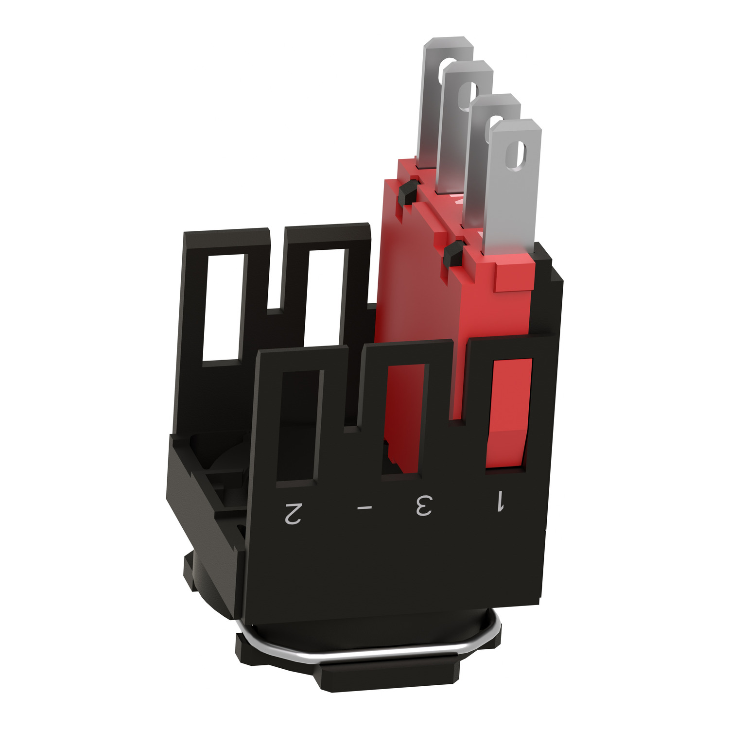 ZB6Z2B - single contact block with body/fixing collar 1NC faston ...