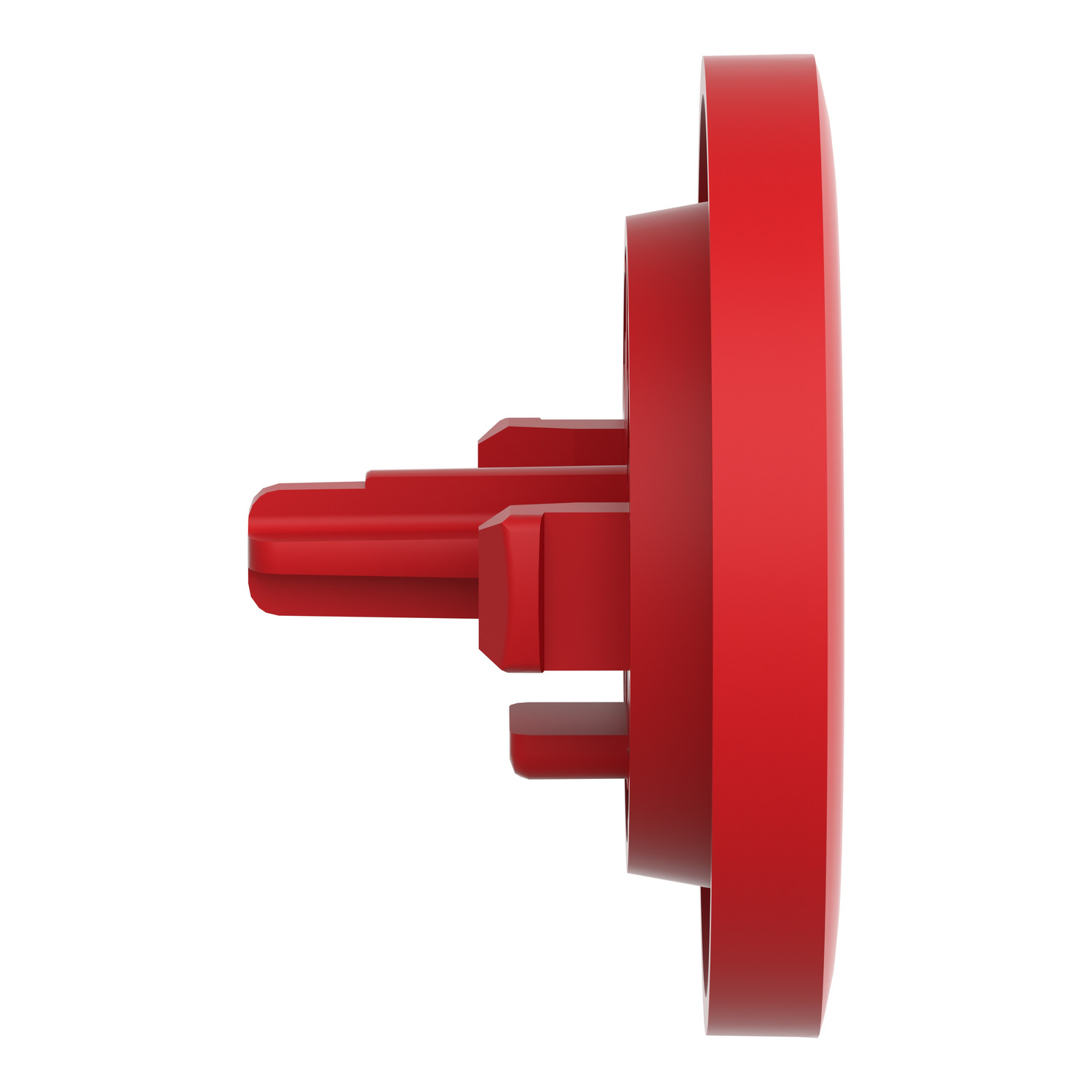 ZBAF4 - Harmony XB4, Harmony XB5, Antimicrobial red plain cap for flush mounted push button ...