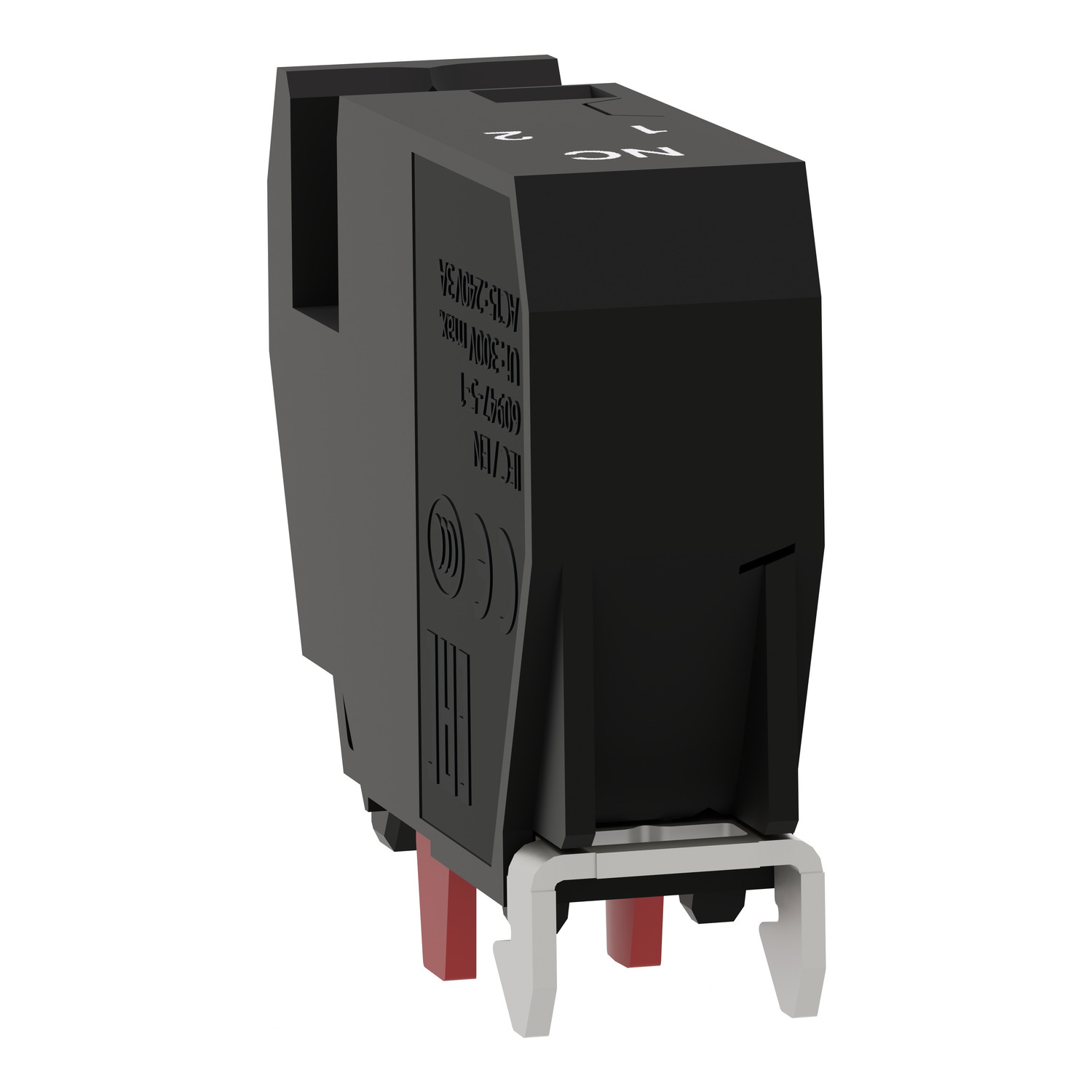 ZBE1024 - single contact block for head Ø22 1NC silver alloy for plug ...