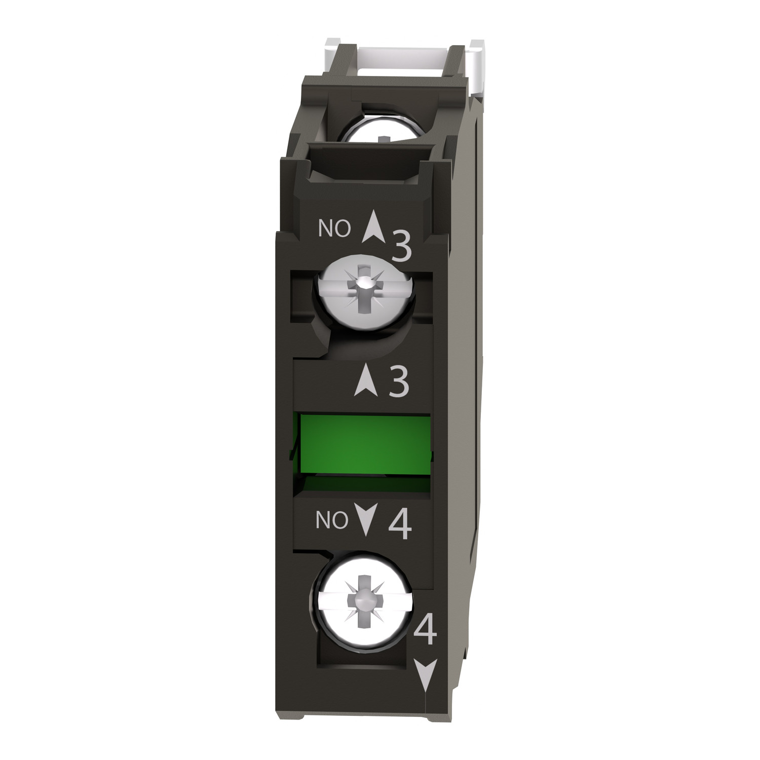 ZBE203 - Double contact block, Harmony XB4, silver alloy, screw clamp ...