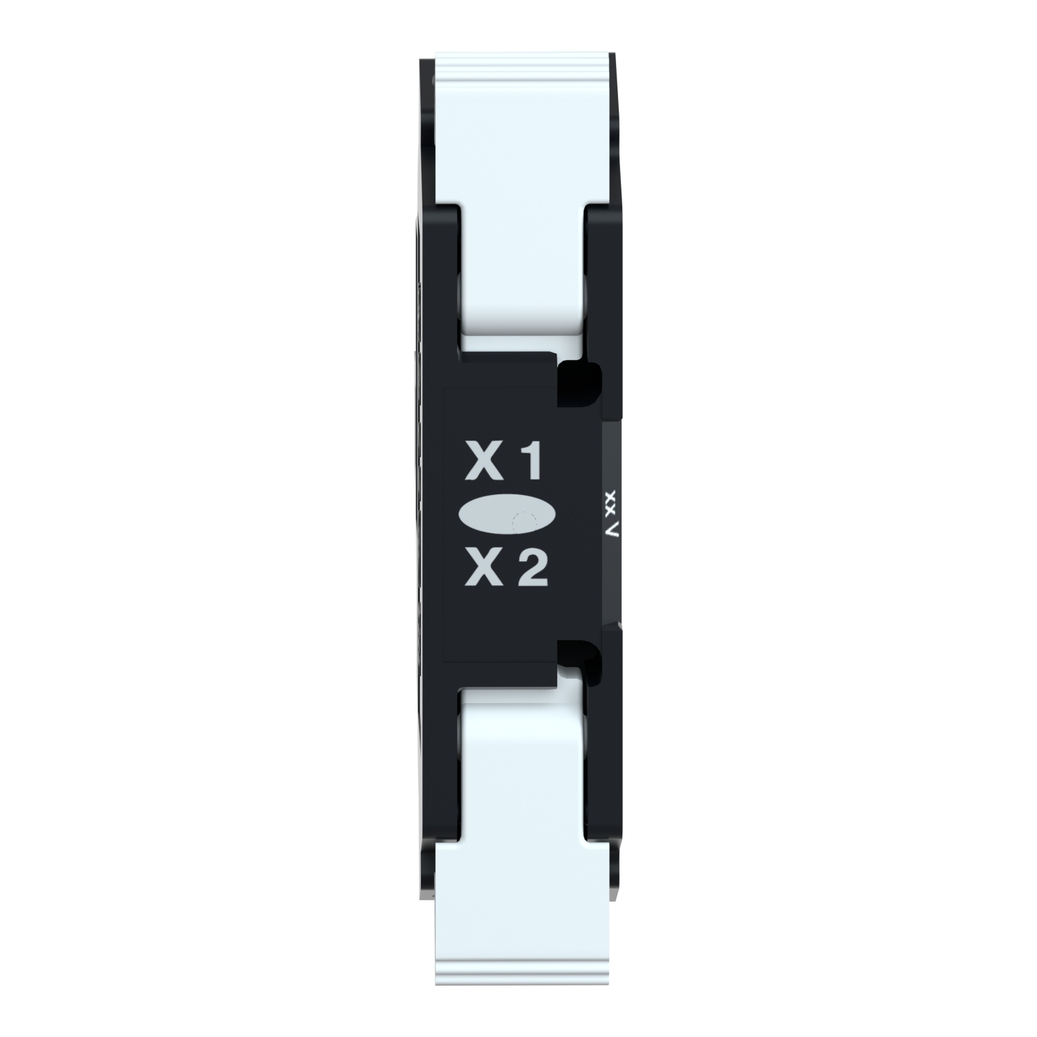 ZBVB65 - blue light block for head Ø22 integral LED 24V spring clamp ...