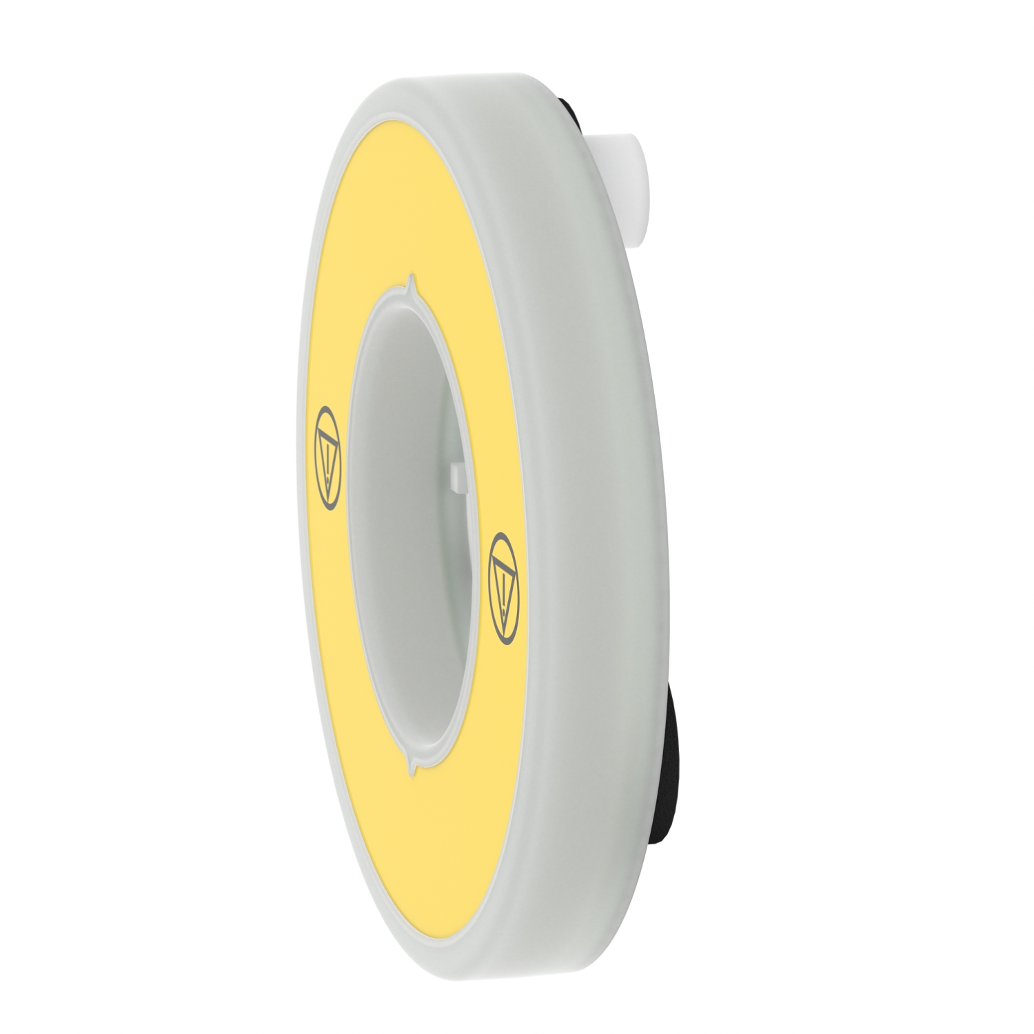 ZBY9W2M140 - Illuminated ring 60mm, Harmony, plastic, yellow, red fixed ...