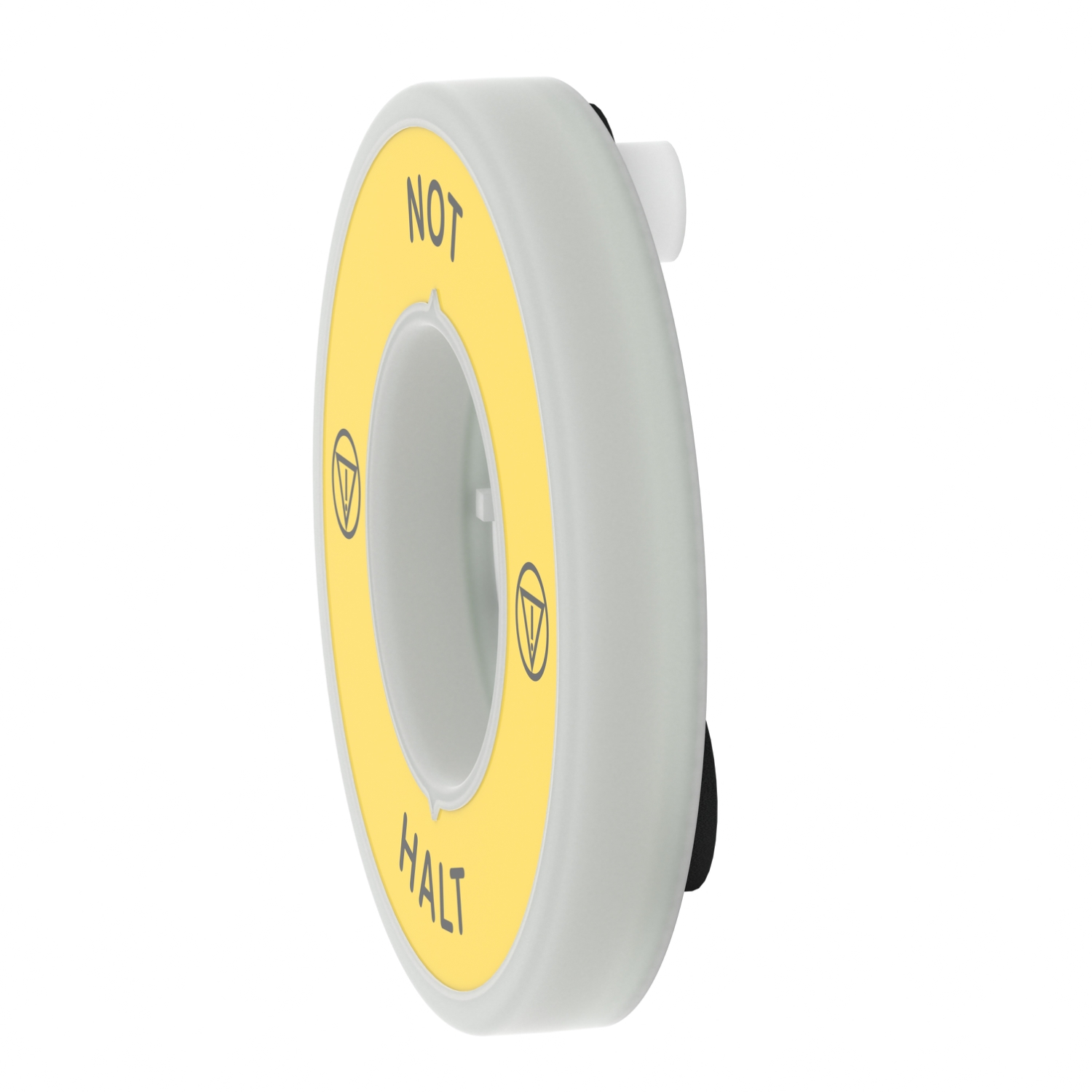 ZBY9W2M230 - Illuminated ring 60mm, Harmony, plastic, yellow, red fixed ...
