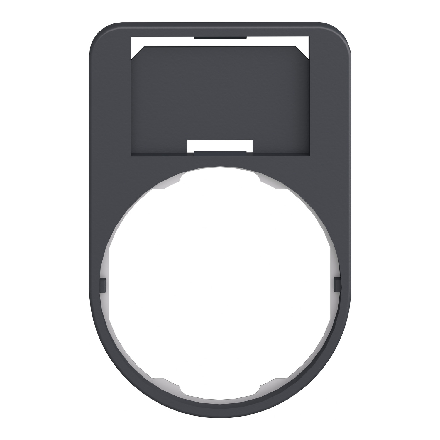 ZBZF33 - Legend holder 40x60mm for flush mounted heads, Harmony XB5 ...