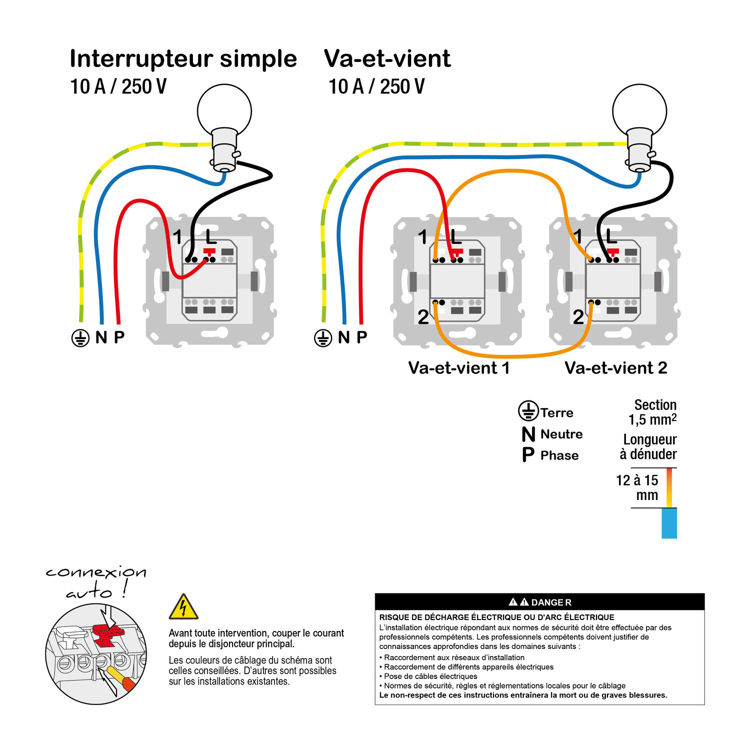 Schema de cablage NU520330F Schéma technique | Schneider Electric